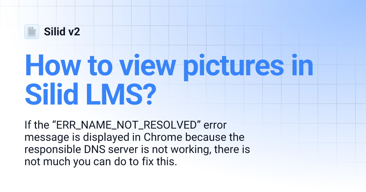 How to view pictures in Silid LMS? | Silid v2